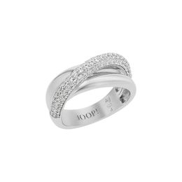 JOOP! Damen JOOP! Fingerring &raquo;Schmuck Geschenk&laquo; mit Zirkonia (synth.) silber 60, Silber 925 (Sterlingsilber), 6mm