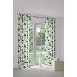 WIRTH Vorhang &raquo;Oakham&laquo; &Ouml;sen 1 Stk. tlg. gr&uuml;n Polyester 150cm, &Ouml;sen, 130cm