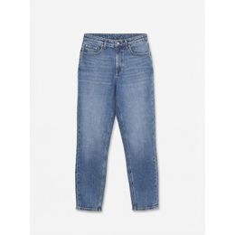 V&eacute;ro Moda Vero Moda Damen Mom-Jeans &raquo;VMNICKIE HR MOM JEANS BLUE MIX NOOS&laquo; Baumwollmischung, high waist, loose fit 30, L&auml;nge 34