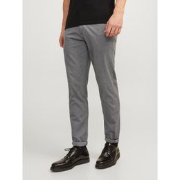 Jack & Jones Jack & Jones Herren Chinohose &raquo;JPSTMARCO JJFURY AKM&laquo; Baumwollmischung, slim fit grau 31, L&auml;nge 34