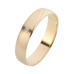 Firetti Unisex Trauring &raquo;Schmuck Geschenk Gold Hochzeit Ehering Trauring "LIEBE"&laquo; Made in Germany, wahlweise mit oder ohne Brillant gold 19, 0,01 SI =