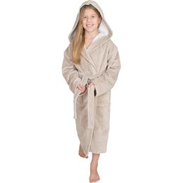 WEWO-Fashion Wewo fashion Kinderbademantel &raquo;8521&laquo; 1 Stk. Soft Touch grau Baumwoll-Mix 158/164