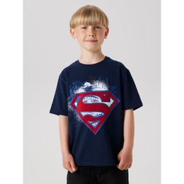 name it Jungen T-Shirt &raquo;NKMJAGS SUPERMAN NREG SS TOP WAB&laquo; blau 134/140