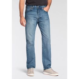 Levi's Levi's Herren Straight-Jeans &raquo;501 LEVI'S ORIGINAL&laquo; mit Markenlabel blau 33, L&auml;nge 34