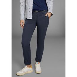 Kangaroos Damen Kangaroos Chinohose in schmaler Form, mit Kordel zu binden blau 36, N-Gr