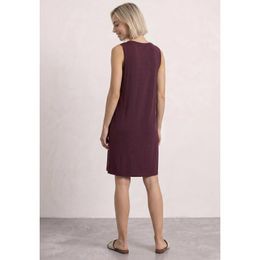 Street One Damen Street One Jerseykleid Ohne Taschen &Auml;rmelloses Sommerkleid mit Rundhals und Knopfdetail 38, N-Gr