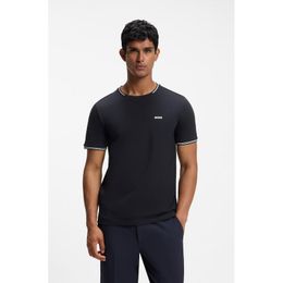 BOSS Green Herren BOSS Green T-Shirt &raquo;Taul Stretch-Baumwoll-Pique&laquo; aus softem Stretch-Baumwoll-Piqu&eacute;, Regular Fit, K&uuml;hlend blau 3XL