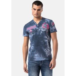Cipo & Baxx Cipo & Baxx Herren Kurzarmshirt blau 3XL