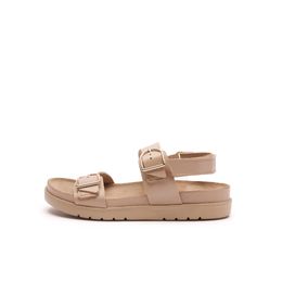 RYŁKO Sandale Damen Gr&ouml;&szlig;e 40 beige / gold