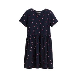 Tom Tailor M&auml;dchen Tom Tailor Minikleid mit All-Over Print blau 116, N-Gr