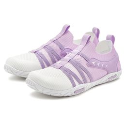 Vivance Damen Sneaker &raquo;Halbschuh, Freizeitschuh, Slip-On-Sneaker,&laquo; mit Farbverlauf zum Reinschl&uuml;pfen lila 42