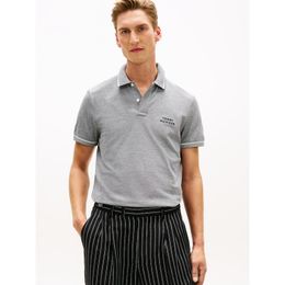 Tommy Hilfiger Herren Poloshirt &raquo;OXFORD TWO TONE REGULAR PLACKET&laquo; Regular fit mit Polokragen grau S
