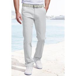 John Devin Herren Chinohose &raquo;- lange Hose in Regular-fit&laquo; aus elastischer Baumwoll-Qualit&auml;t, in 3 L&auml;ngen: 30 & 32 & 34 grau 32, L&auml;nge 34