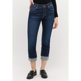 Angels Damen Angels 7/8-Jeans &raquo;CIRA GLOW&laquo; Slim Fit Passform, mit Eingrifftaschen, Coinpocket und Ges&auml;&szlig;taschen blau 38, N-Gr