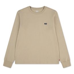 Levi's Kids Jungen Levi's Kids Langarmshirt &raquo;LVB LS GRAPHIC TEE SHIRT&laquo; mit Logo Stickerei for BOYS beige 4 (104)