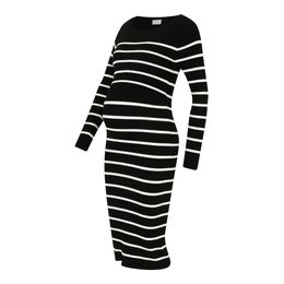 MAMALICIOUS Umstand Kleid 'New Siv June' Damen Gr&ouml;&szlig;e XL schwarz / offwhite