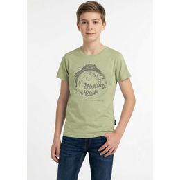 Icepeak M&auml;dchen T-Shirt &raquo;LEADVILLE JR&laquo; f&uuml;r Kinder und Jugendliche, aus Baumwolle gr&uuml;n 176
