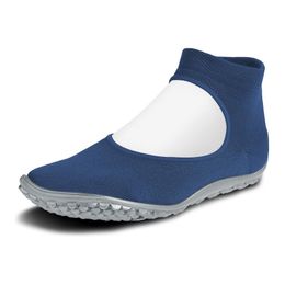 Leguano Damen Barfu&szlig;schuh &raquo;BALLERINA&laquo; Ballerina, Slipper, Bequemschuh Flexibilit&auml;t vom Zeh bis zur Ferse blau S (38/39)