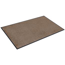 wash+dry by Kleen-Tex Fu&szlig;matte &raquo;Original Uni, Schmutzfangteppich&laquo; rechteckig 9 mm H&ouml;he Schmutzmatte, rutschhemmend, auch als L&auml;ufer erh&auml;ltlich beige 