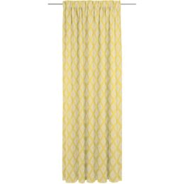 Adam Vorhang &raquo;Maroccan Shiraz Light&laquo; Multifunktionsband 1 Stk. tlg. aus 100% Bio-Baumwolle gelb Jacquard, Baumwolle 175cm, Multifunktionsband, 142cm