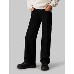 Calvin Klein Jeans Kinder Straight-Jeans &raquo;Skater Clean Black Rgd&laquo; f&uuml;r Kinder bis 16 Jahre und im 5-Pocket-Style schwarz 10 (140), N-Gr