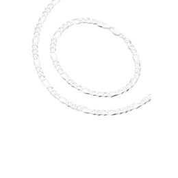 Firetti Damen Schmuckset &raquo;Multipack Schmuck Geschenk Silber 925 Halskette Armkette&laquo; (Set, 2 Stk. tlg.) Figarokette ca. 5,1 mm breit silber 45