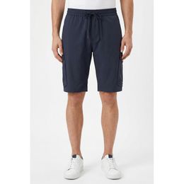 BOSS Green Herren BOSS Green Shorts &raquo;S Urbanex-Cargo&laquo; mit Cargotaschen Cargohose Stretchhose Businesshose Anzughose blau 58, N-Gr