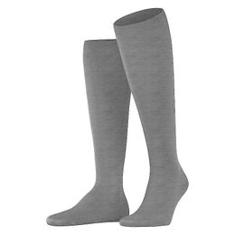 Falke Herren Falke Kniestr&uuml;mpfe &raquo;ClimaWool&laquo; aus klimaregulierender Wolle-Lyocell Mischung atmungsaktiv grau 41-42