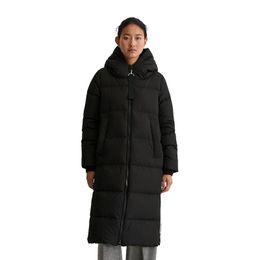 Marc O'Polo Marc O'polo Damen Marc O'Polo Daunenmantel am Saum mit seitlichen Zipper-Schlitzen schwarz 42