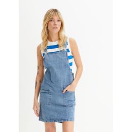 bonprix Damen bonprix Jeanskleid A-Linien-Passform, aus Baumwolle, mit zwei aufgesetzten Taschen 36, N-Gr