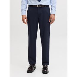 Jack & Jones Jack & Jones Herren Chinos &raquo;JPSTOLLIE CONNOR CHINO NOOS&laquo; Materialmix, regular fit blau 30, L&auml;nge 30