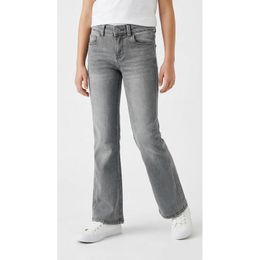 name it M&auml;dchen Bootcut-Jeans &raquo;NKFPOLLY SKINNY BOOT JEANS 1142-AU NOOS&laquo; mit Stretch blau 98, N-Gr