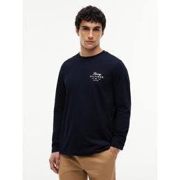 Tommy Hilfiger Herren Langarmshirt &raquo;SCRIPT STACK LS REGULAR TEE&laquo; S
