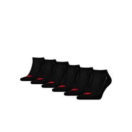 Levi's Levi's Damen Socken &raquo;LEVIS LOW CUT BATWING LOGO 6P RECYCLED CO ECOM&laquo; Packung, 6 Paar, 6 Stk. tlg. mit breitem Logobund schwarz 39-42