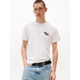Tommy Jeans Herren T-Shirt &raquo;TJM SLIM STACK LOGO TEE EXT&laquo; Mit Rundhalsausschnitt beige XL