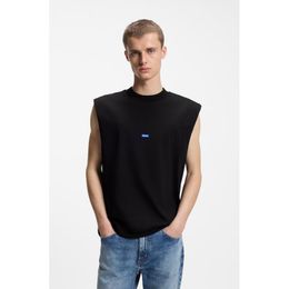Hugo Herren Hugo T-Shirt &raquo;Navertz&laquo; mit -Label schwarz M