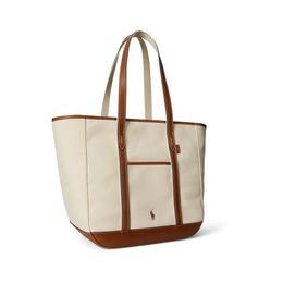 Polo Ralph Lauren Shopper Damen Gr&ouml;&szlig;e One Size ecru / cognac