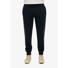 Superdry Herren Sweathose &raquo;ESSENTIAL LOGO JOGGERS HB&laquo; aus Baumwollmischung, mit angerauter Sweatware, Relaxed Fit blau XL, N-Gr