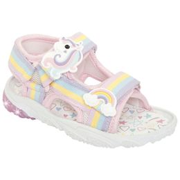 Disney M&auml;dchen Sandale &raquo;UNICORN&laquo; mit cooler Blinkfunktion bunt 25