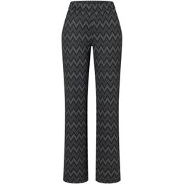 MAC Damen MAC Bootcuthose &raquo;CHIARA&laquo; Bootcut-Form in figurbetonter Form grau 40, L&auml;nge 32