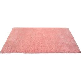 Dyckhoff Badematte &raquo;Siena&laquo; H&ouml;he 30 mm rutschhemmend beschichtet fu&szlig;bodenheizungsgeeignet rot Polyester rechteckig (55cm x 65cm ) WC-Vorleger rechteckig ohne 
