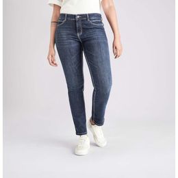 MAC Damen MAC Stretch-Jeans &raquo;Angela&laquo; schmal geschnitten blau 40, L&auml;nge 32