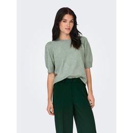 Only Damen Only Strickpullover &raquo;ONLRICA LIFE 2/4 PULLOVER KNT NOOS&laquo; Materialmix, regular fit gr&uuml;n M