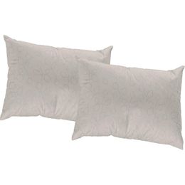 WIRTH Dekokissen &raquo;Westport&laquo; grau Obermaterial: 100% Polyester B/L: 40cm x 60cm, 2 Stk.
