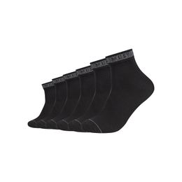 Mustang Herren Mustang Socken &raquo;casual&laquo; 6 Paar tlg. mit hohem Baumwollanteil schwarz 39-42