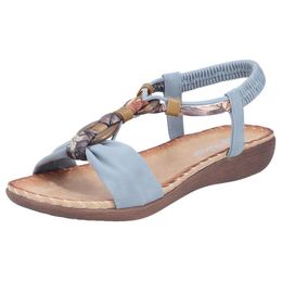 Rieker Damen Sandale Sommerschuh, Urlaubsschuh, Fersenriemchen mit Gummizug 36