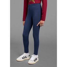 Kidsworld M&auml;dchen Kidsworld Leggings &raquo;Basic Leggings f&uuml;r M&auml;dchen&laquo; Must Have Basic-Leggings aus Baumwollstretch 128/134, N-Gr