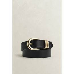 Gant Damen Lederg&uuml;rtel &raquo;CHUNKY KEEPER LEATHER BELT&laquo; Gr&ouml;&szlig;enverstellbar durch Einfachdornschlie&szlig;e 80