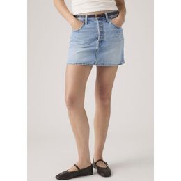 Levi's Levi's Damen Jeansrock &raquo;ICON SKIRT&laquo; mit Used-Effekten und ausgefransten Kanten blau 28