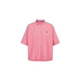 U.S. Polo Assn. Shirt ' Melodie Striped ' Damen Gr&ouml;&szlig;e XS hellpink